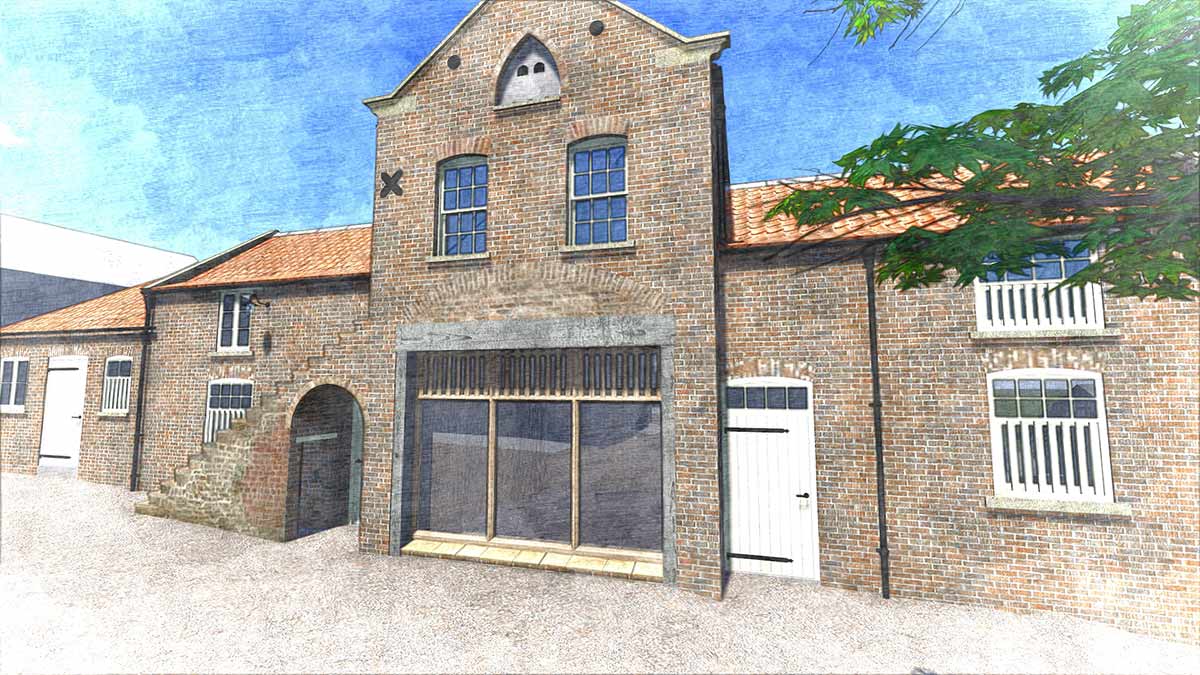 Stable conversion: Talbot Yard, Malton - Folium Architects, Peterborough